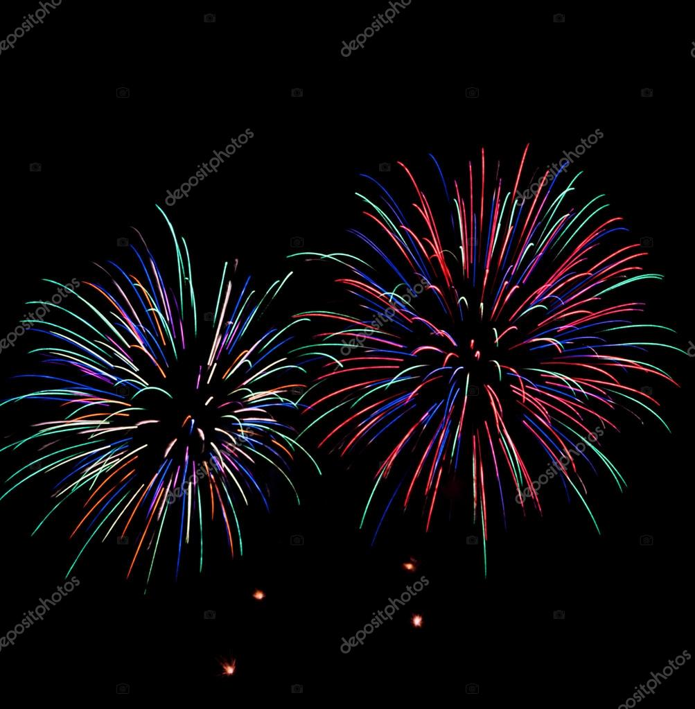Rainbow firework — Stock Photo © trainman32 #64467887