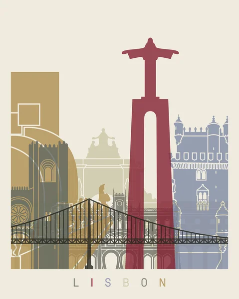 Lisbon skyline Vector Art Stock Images | Depositphotos