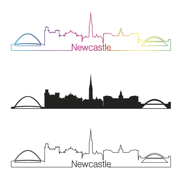ᐈ Newcastle skyline silhouette stock vectors, Royalty Free newcastle ...