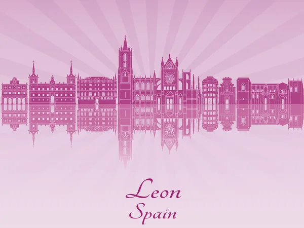 Leon skyline imágenes de stock de arte vectorial | Depositphotos