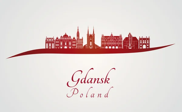 Gdansk skyline Vector Images | Depositphotos