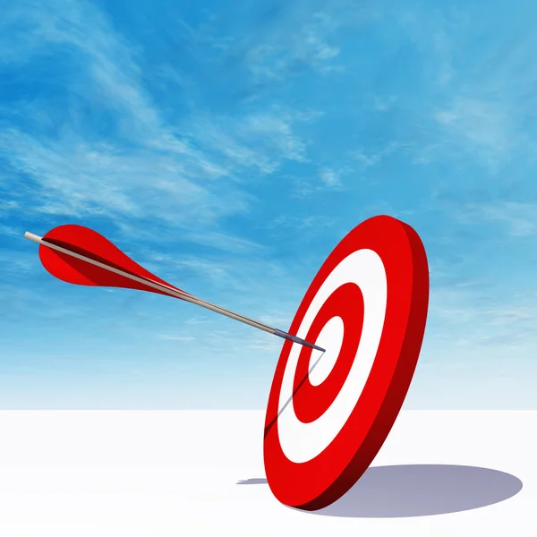 Target board with an arrow Stock Photo by ©design36 129331646