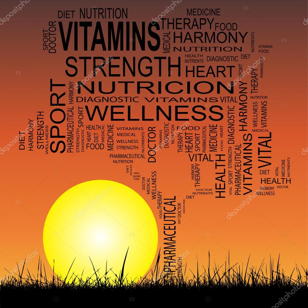 Health text word cloud — Stock Photo © design36 #105238596