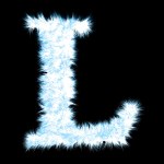 Christmas font - alphabet letter L Stock Photo by ©silverkblack 1377633