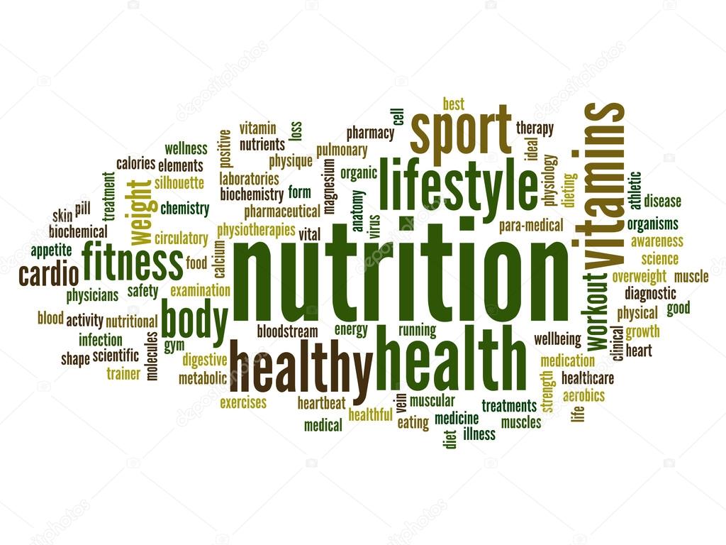 Nutrition word cloud ⬇ Stock Photo, Image by © design36 #108447210