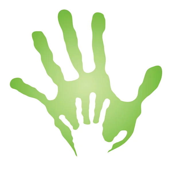 Mother and child hand prints — Stock Photo © design36 #129343722