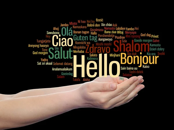 Greeting international words cloud Stock Photo by ©design36 126523808