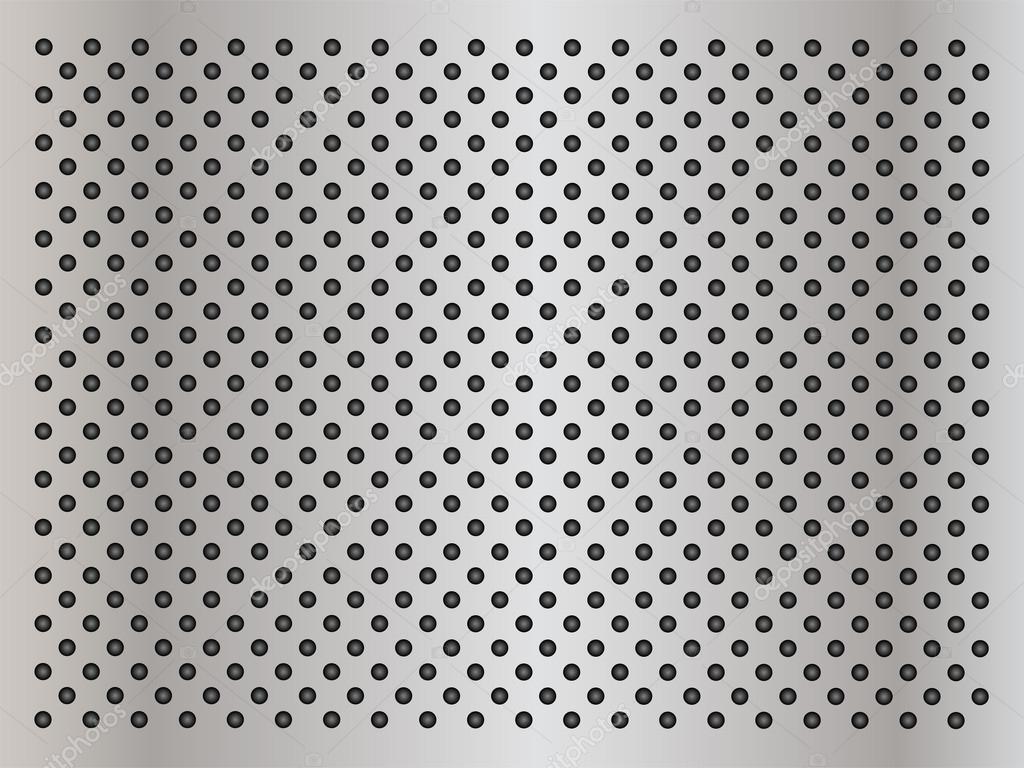 Textura De Acero Perforado