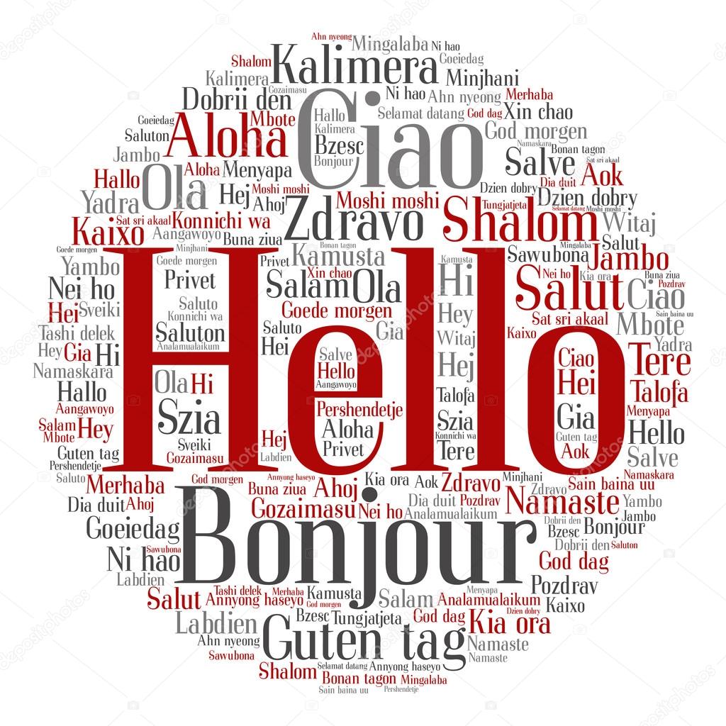 Greeting international word cloud — Stock Photo © design36 #123098210