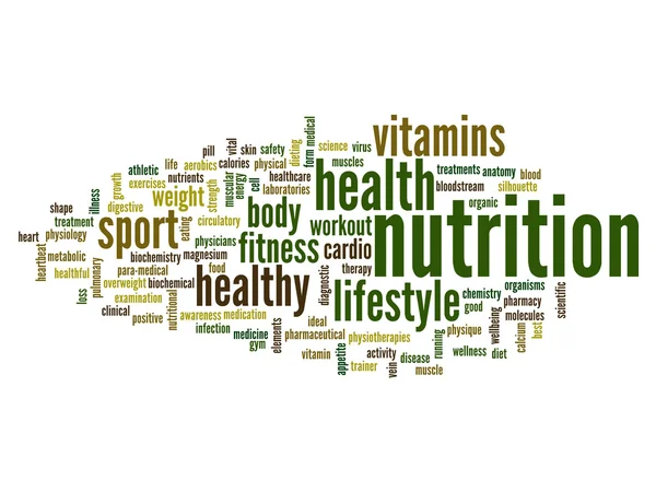 Nutrition health word cloud — Stock Vector © design36 #69601669