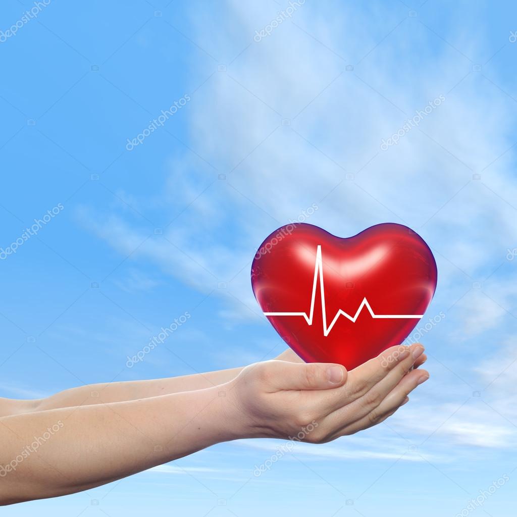 Human heart sign — Stock Photo © design36 #70373987