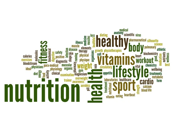 Nutrition health word cloud — Stock Vector © design36 #69601669