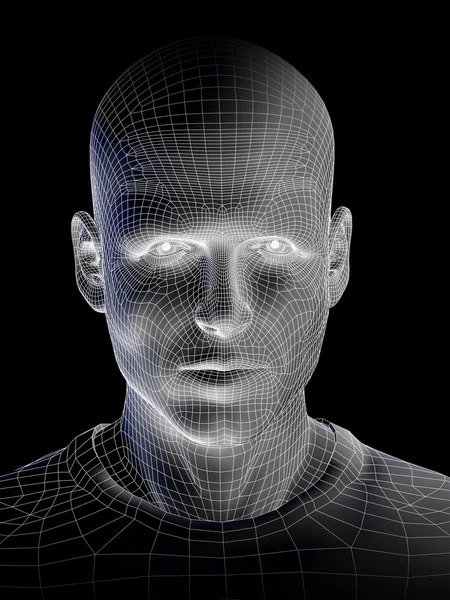 Wireframe man face Stock Photo by ©design36 134037936