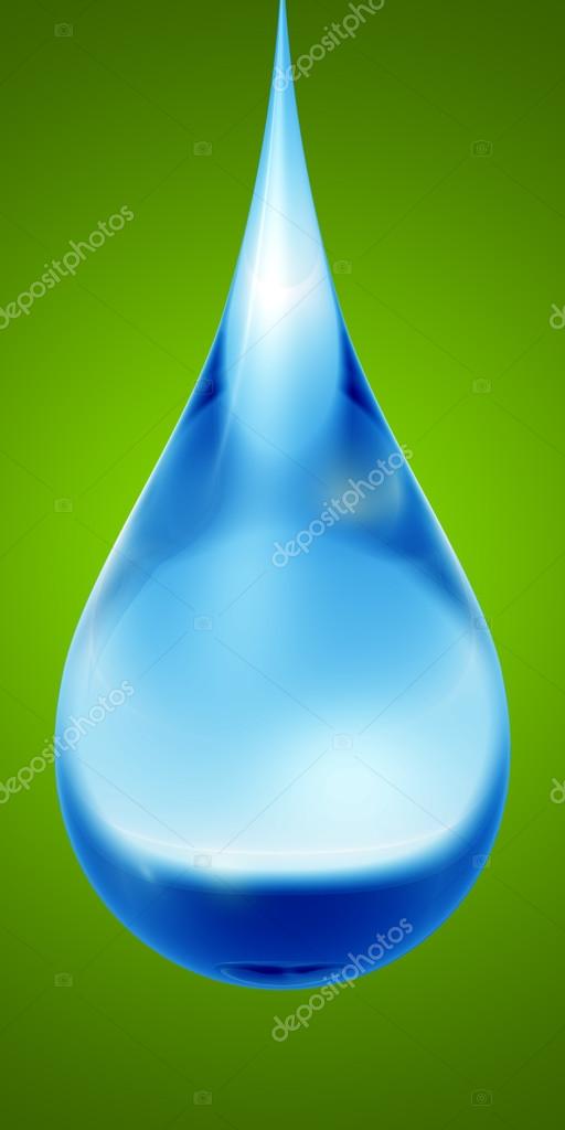 Rain water liquid drop falling — Stock Photo © design36 #84380742