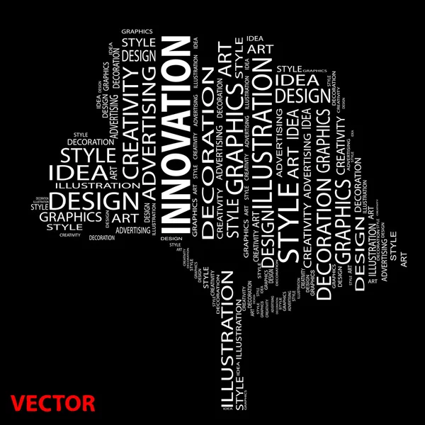 Graphic designer. Trendy print concept word cloud. — Stock Vector ...
