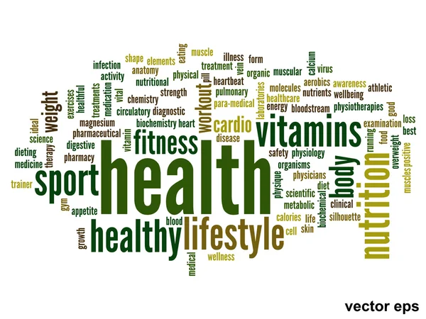 Health wordcloud images vectorielles, Health wordcloud vecteurs libres ...
