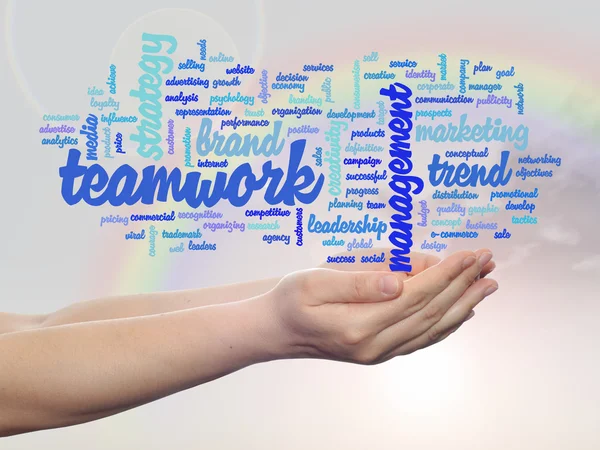 Teamwork word cloud Stock Photos, Royalty Free Teamwork word cloud ...