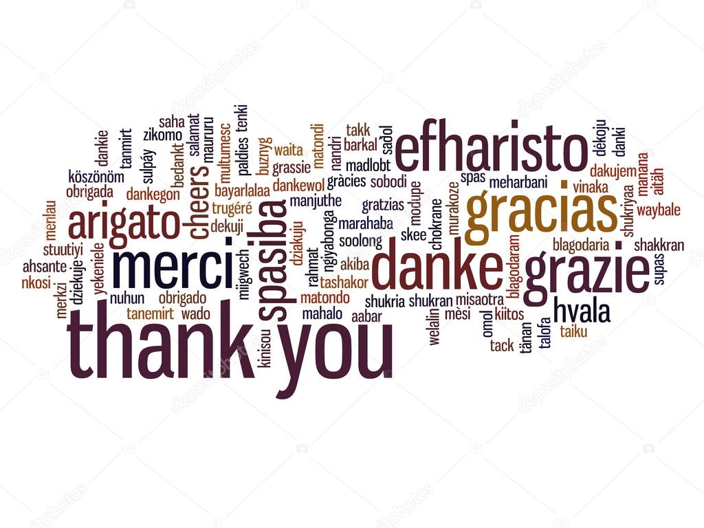 Thank you word cloud — Stock Photo © design36 #96303640