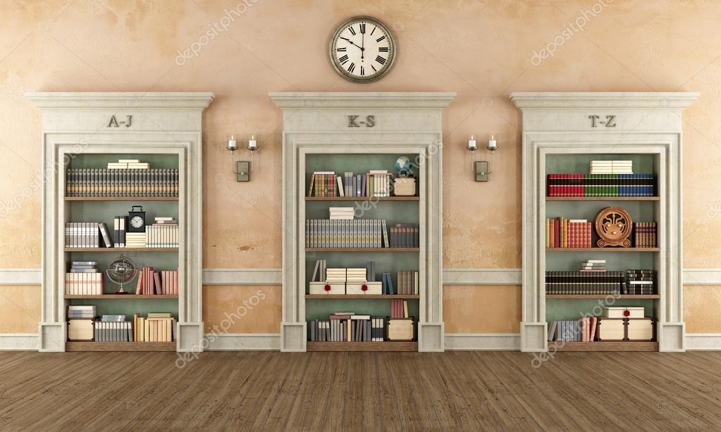 Classic Library Stock Photo by ©archideaphoto 76755551