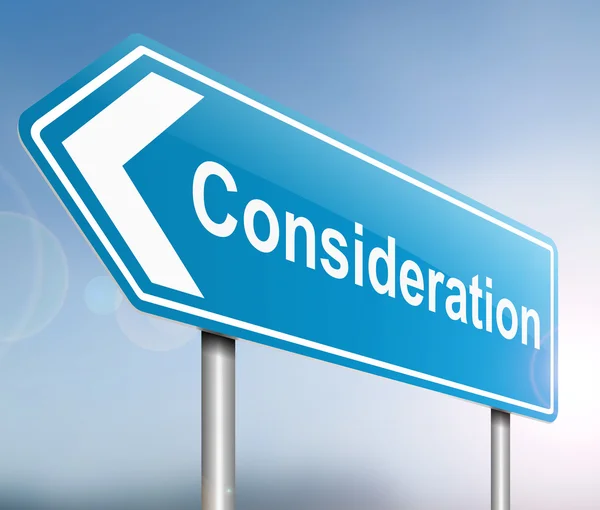 Consideration word formation concept. — Stock Photo © 72soul #86716548