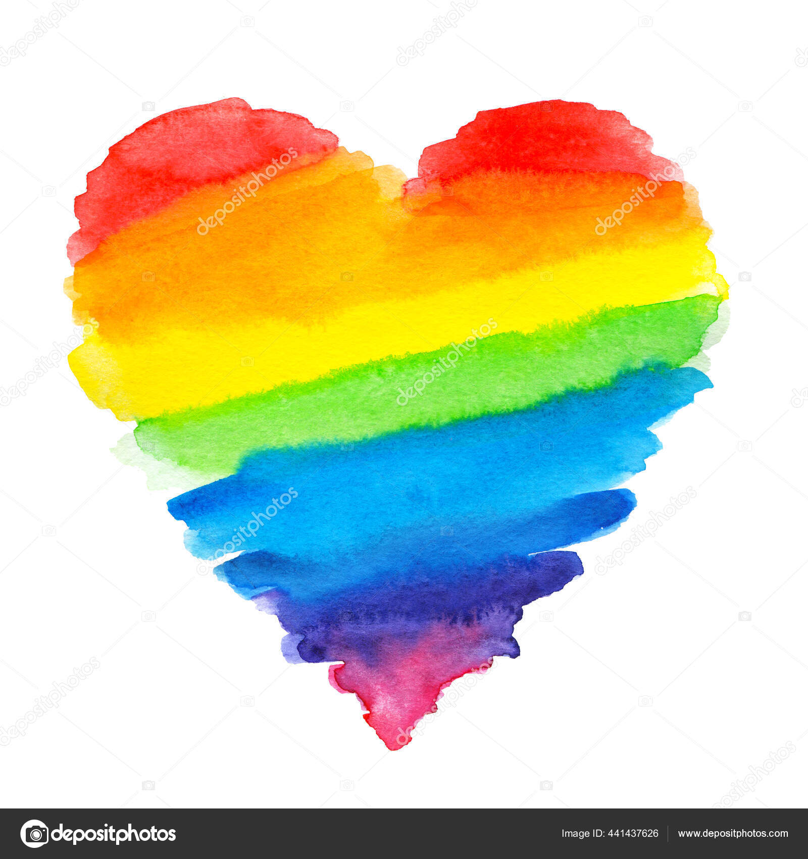 Rainbow Heart Backgrounds