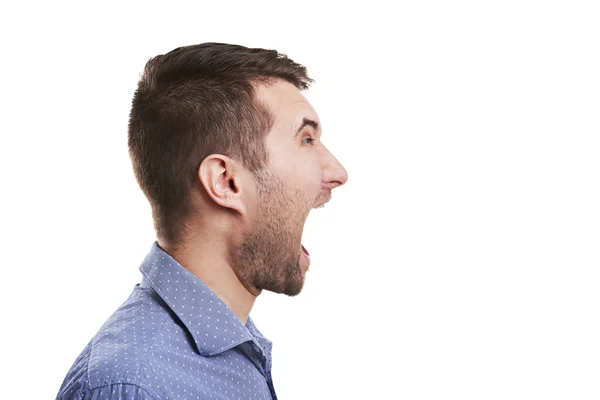 Open mouth profile Stock Photos, Royalty Free Open mouth profile Images ...
