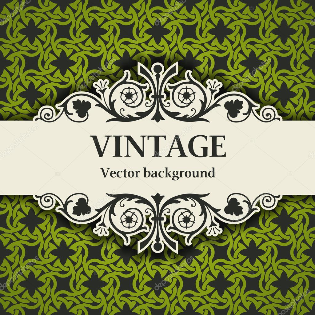 Vintage abstract background Stock Vector by ©konahinab 75615969