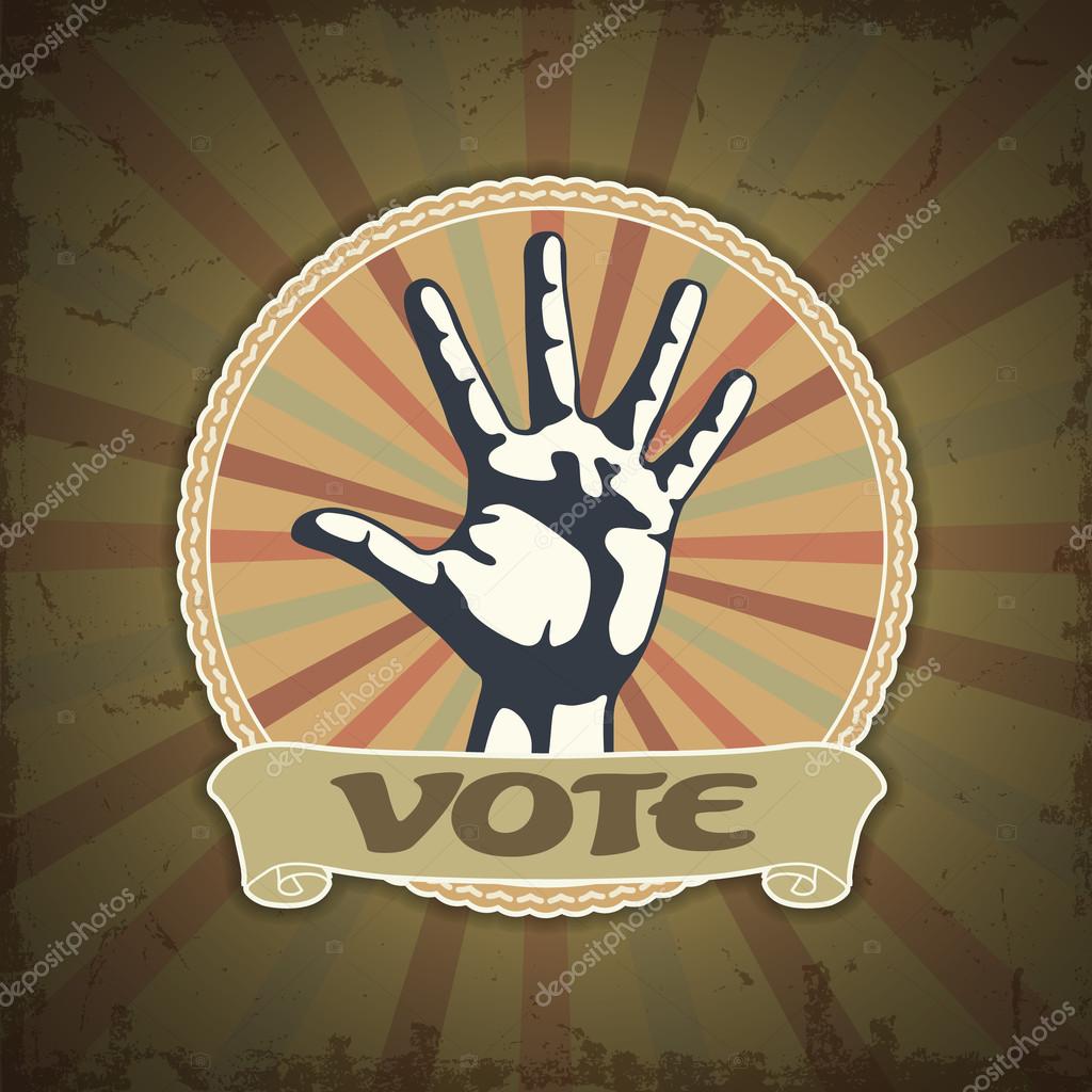 Symbol vote design Stock Vector Image by ©konahinab #87594768