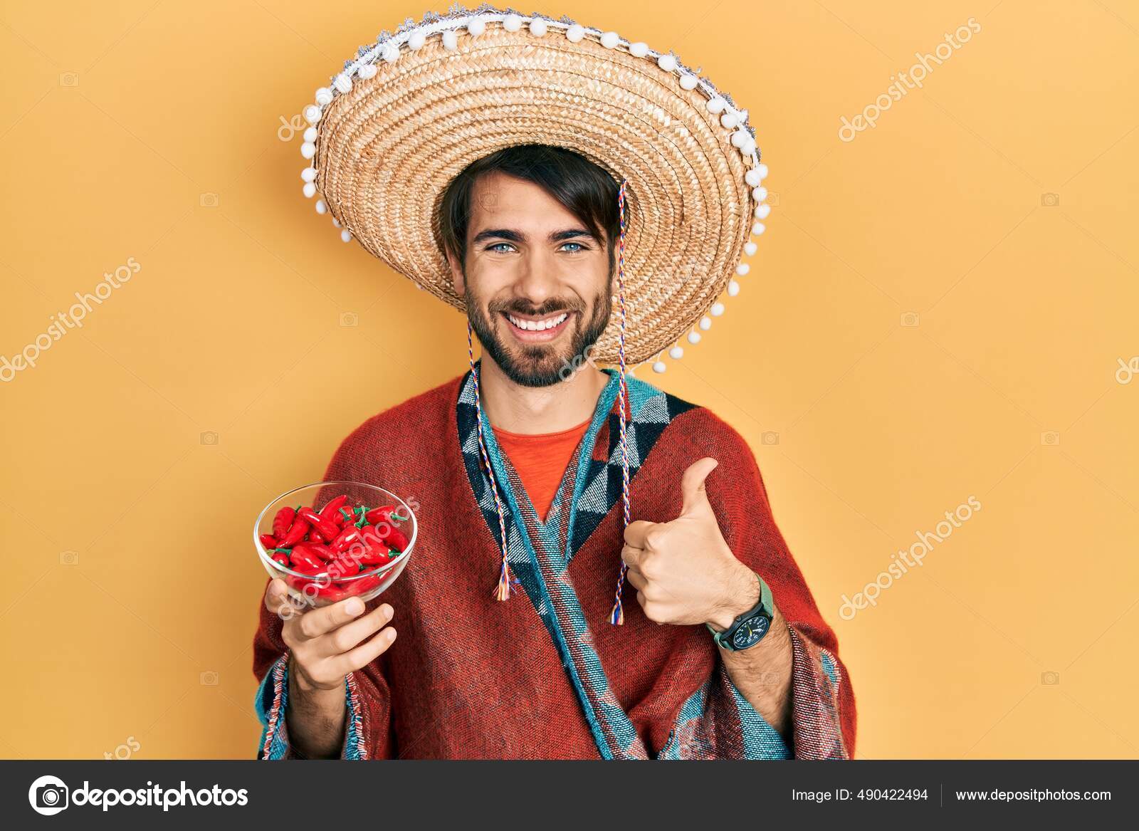 Happy Mexican Man