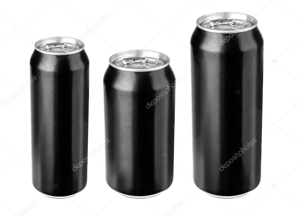 Black beer cans Stock Photo by ©kornienkoalex 89414720