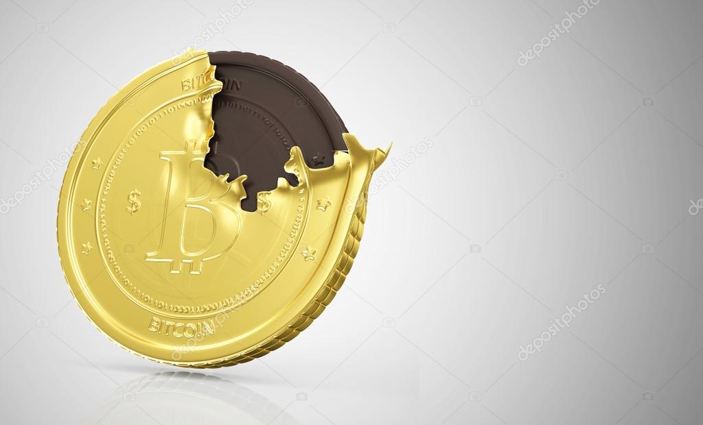 Open Golden Chocolate Coin — Stock Photo © ras-slava #71183725