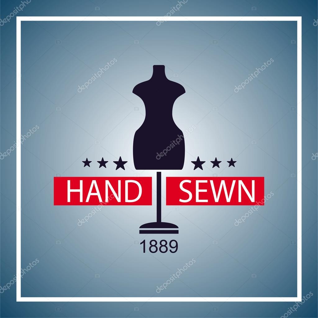 Graphic sewing emblem Stock Vector Image by ©panambapro #101989112