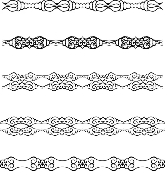 Floral dividing line — Stock Vector © panambapro #9408701