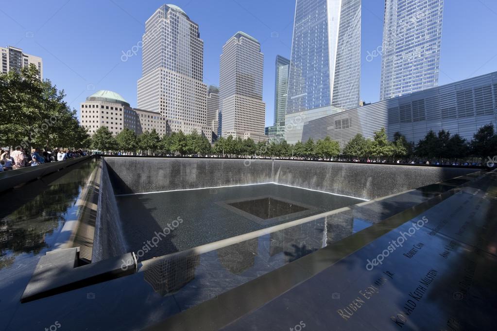 11 września pomnik - new york city, Stany Zjednoczone Ameryki - Zdjęcie ...