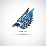 Silver Hawk Emblem Logo Sign Symbol Icon Stock Vector Image by ...