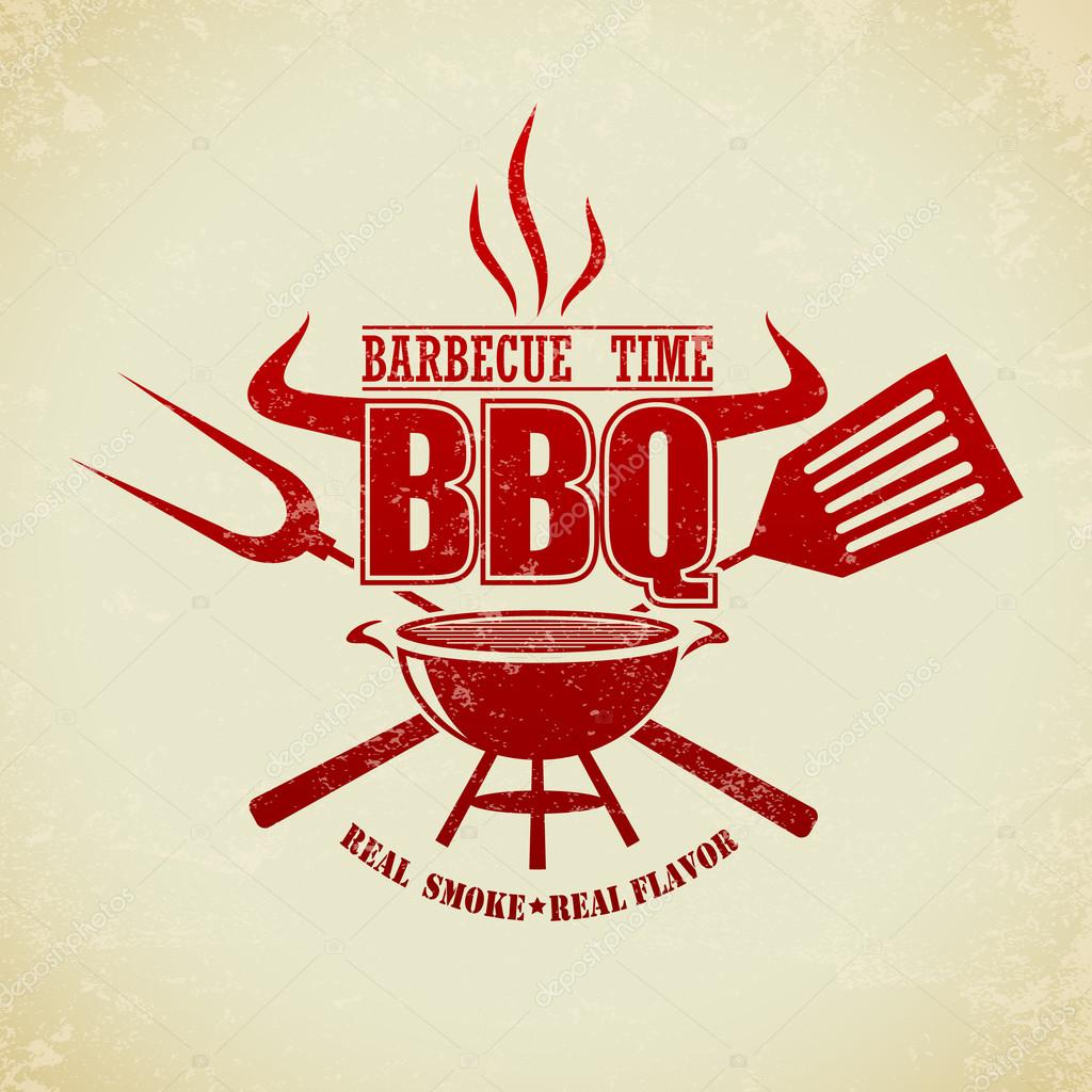 Retro Bbq Illustration