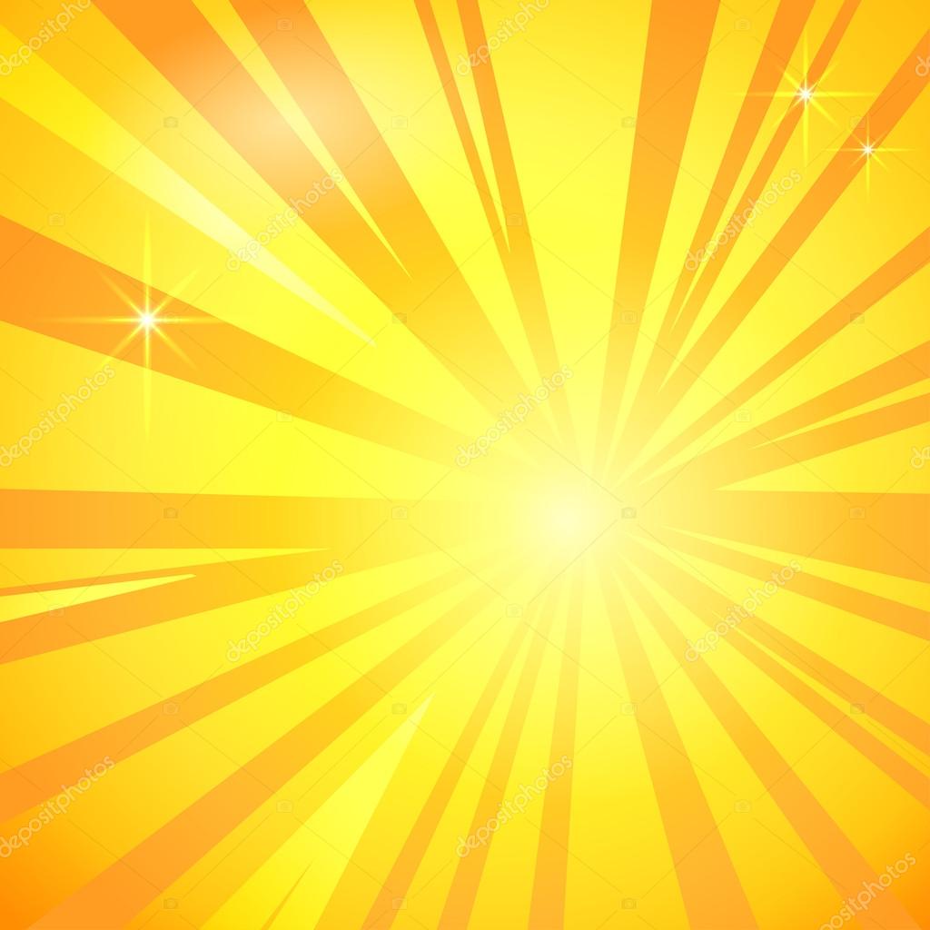 Yellow comics cartoon background with moving rays. vector illust ⬇ ...
