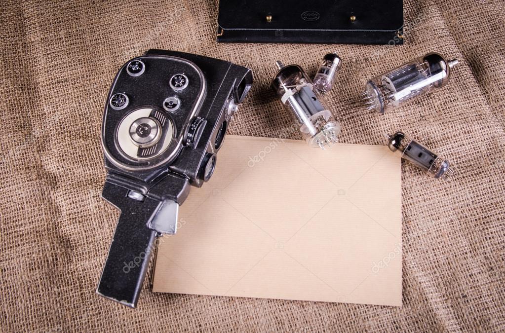 Hand camera to record moving images or video. Stock Photo by ©SectoR ...