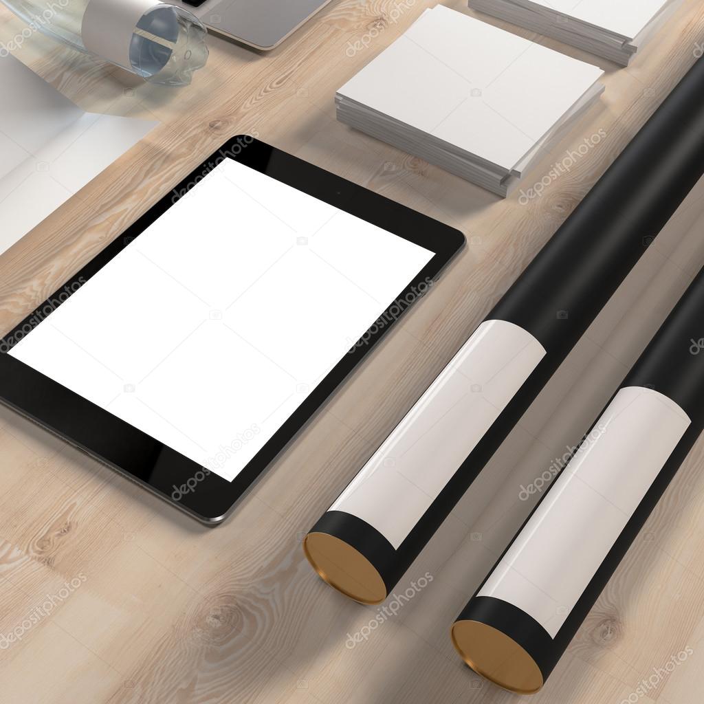 Mockup business template. High resolution. Stock Photo by ©SectoR_2010 ...