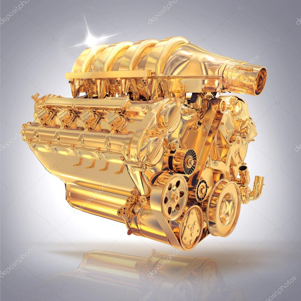 The image engine on grey background Stock Photo by ©SectoR_2010 66071285