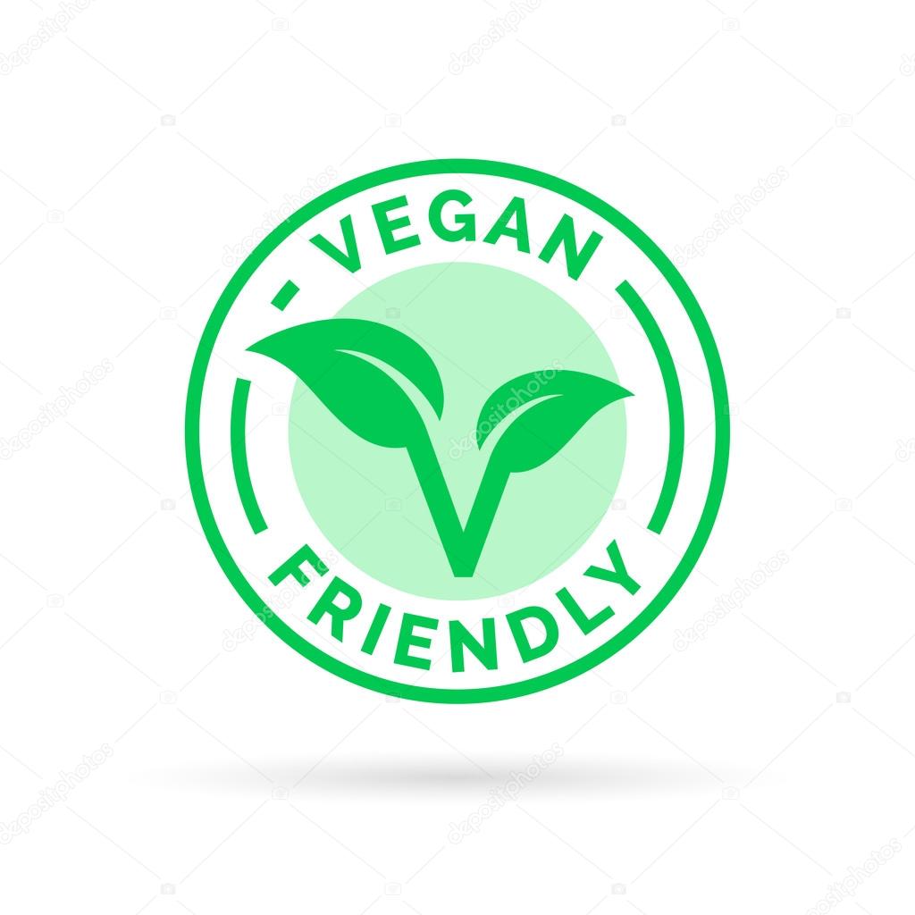 Friendly vegan food icon stamp design. Vector illustration. Stock ... Friendly vegan food icon stamp design. Vector illustration. Stock ...