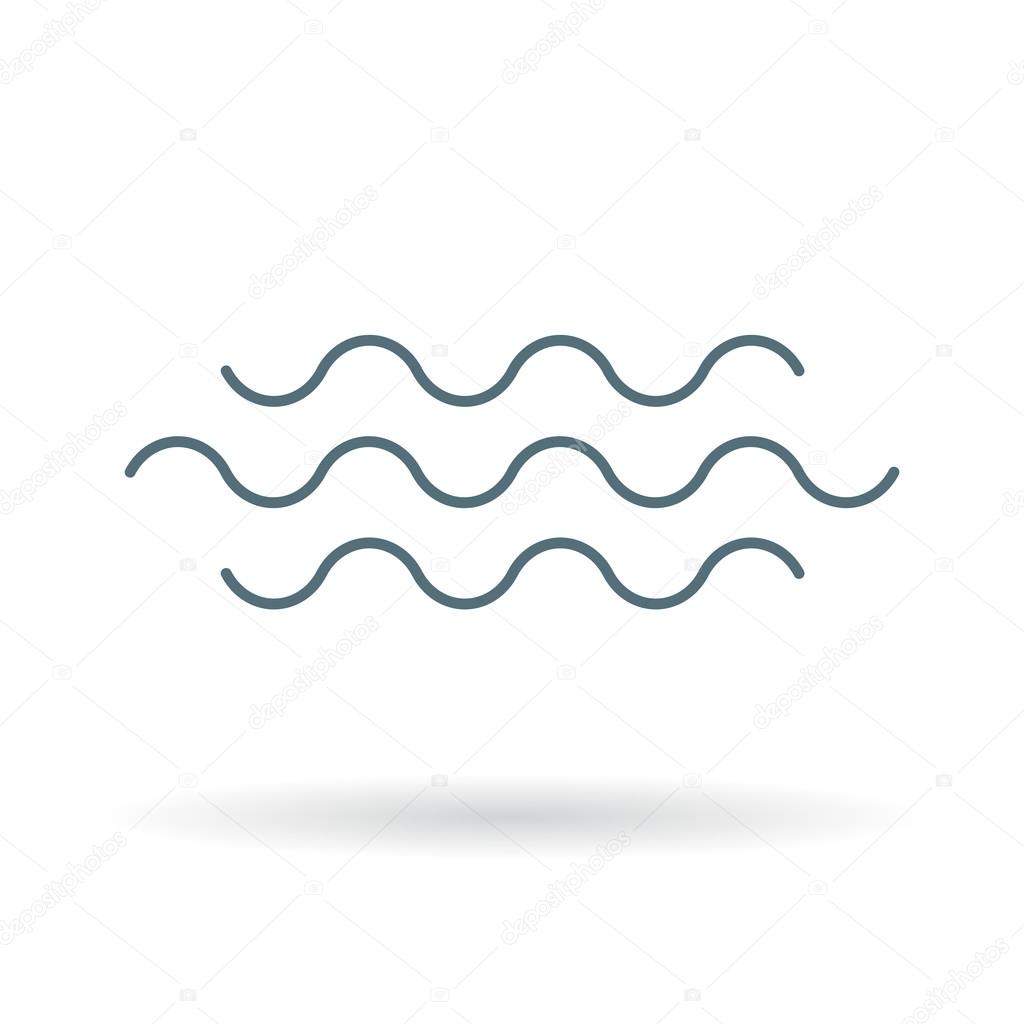 Water flow icon — Stock Vector © TheModernCanvas #95356036