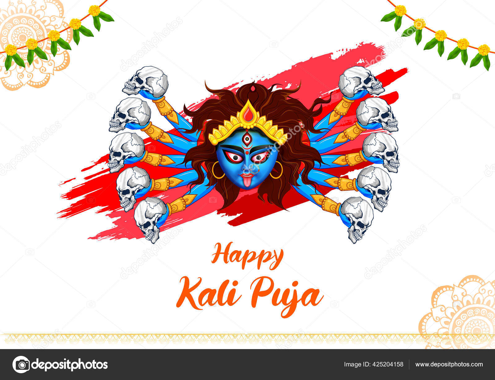 Kalika Devi Clipart