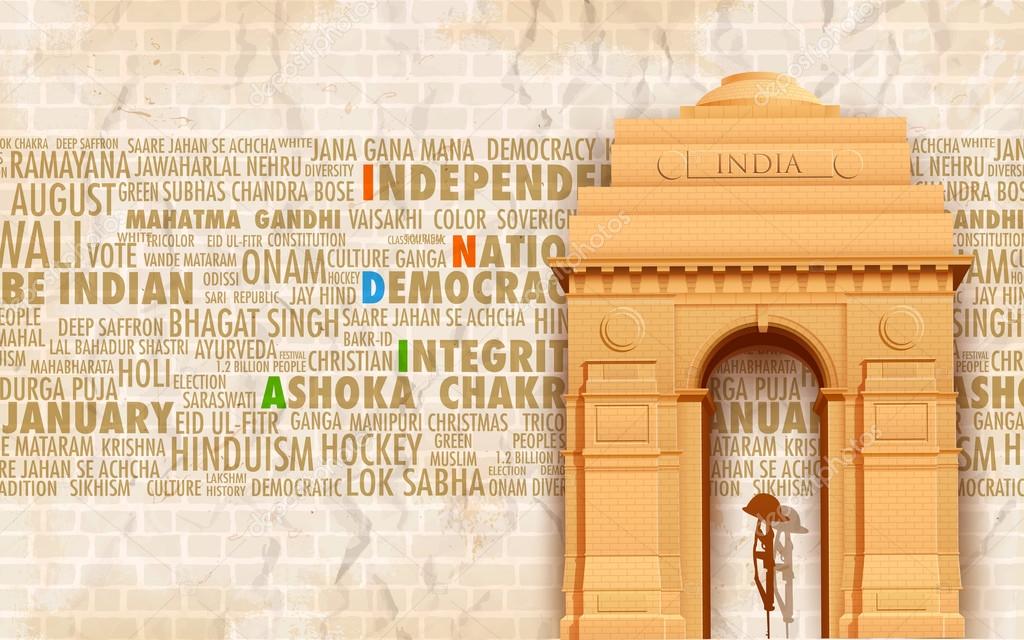India Gate Stock Vector Image by ©vectomart #80100676