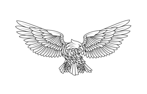 Bird Prey Attacks Vector Illustration Stock Vector Image by ©matc ...