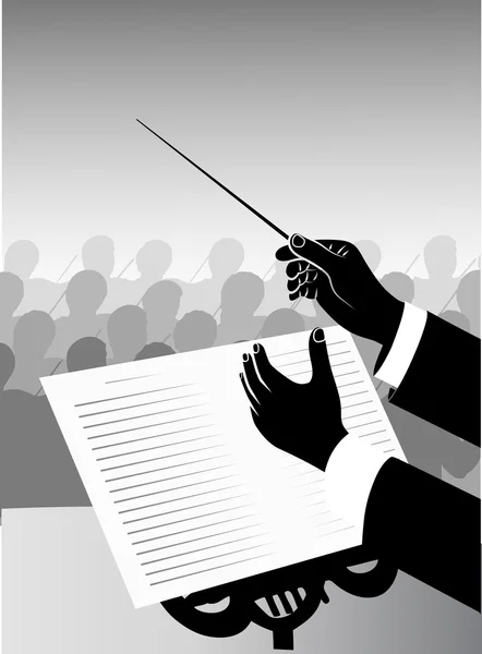 Director de orquesta imágenes de stock de arte vectorial | Depositphotos