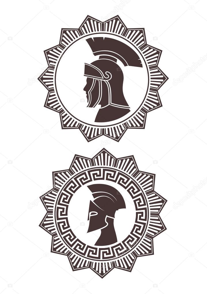 Roman Soldier Helmet Template