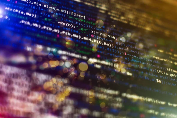 Computer script. Web develop company web interface icon for software ...