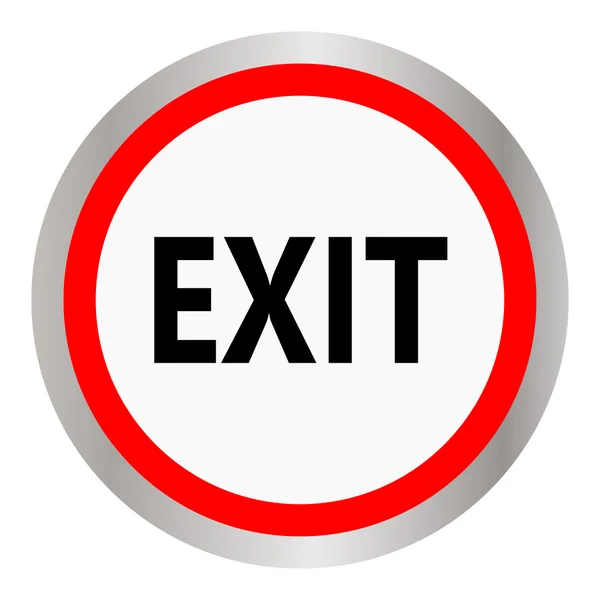 Green Emergency Exit Sign Set on White Background. Vector Stock Vector ...