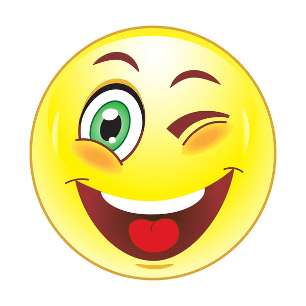 Grand sourire émoticône image vectorielle par natalipopova ...